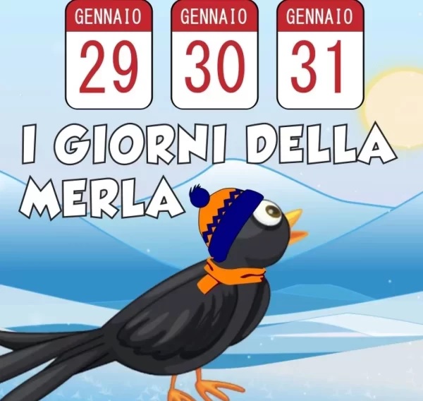 In arrivo i “giorni della merla”. Cosa sono e come nasce la leggenda ...