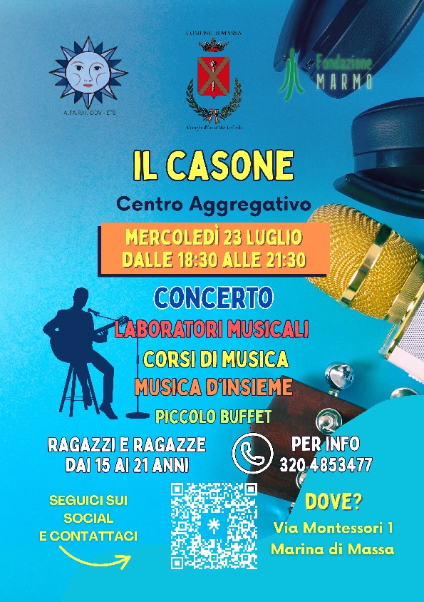 Il Casone – Evento Musicale il 23 Luglio: Musica, Laboratori e ...